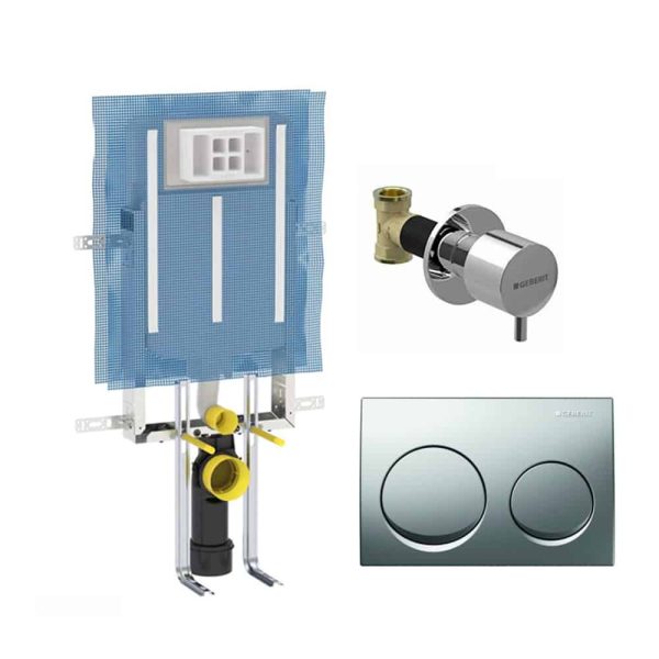 GEBERIT Kombifix Alpha 8 cm Gömme Rezervuar Seti - Milanna